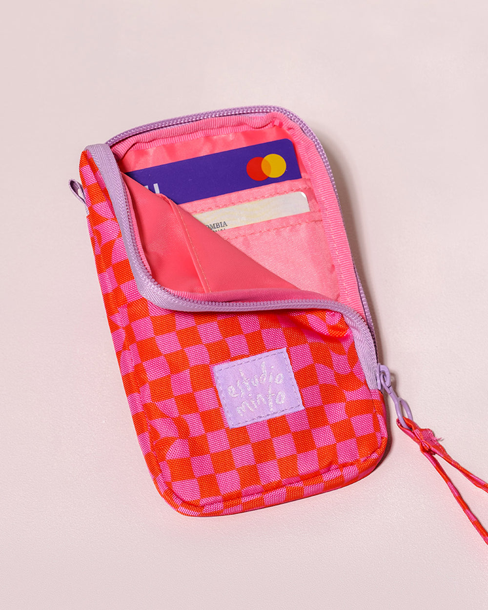 Cell Wallet Cherry Checkers